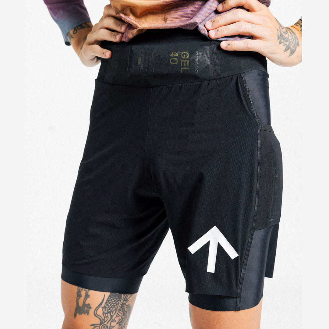 Chance AROW Ultra Short v.3 Black | BounceLess Running Shorts | Out & Back