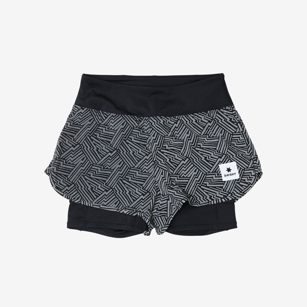 SAYSKY Pace 2-in-1 Shorts 3” – Women’s Reflective | Out & Back