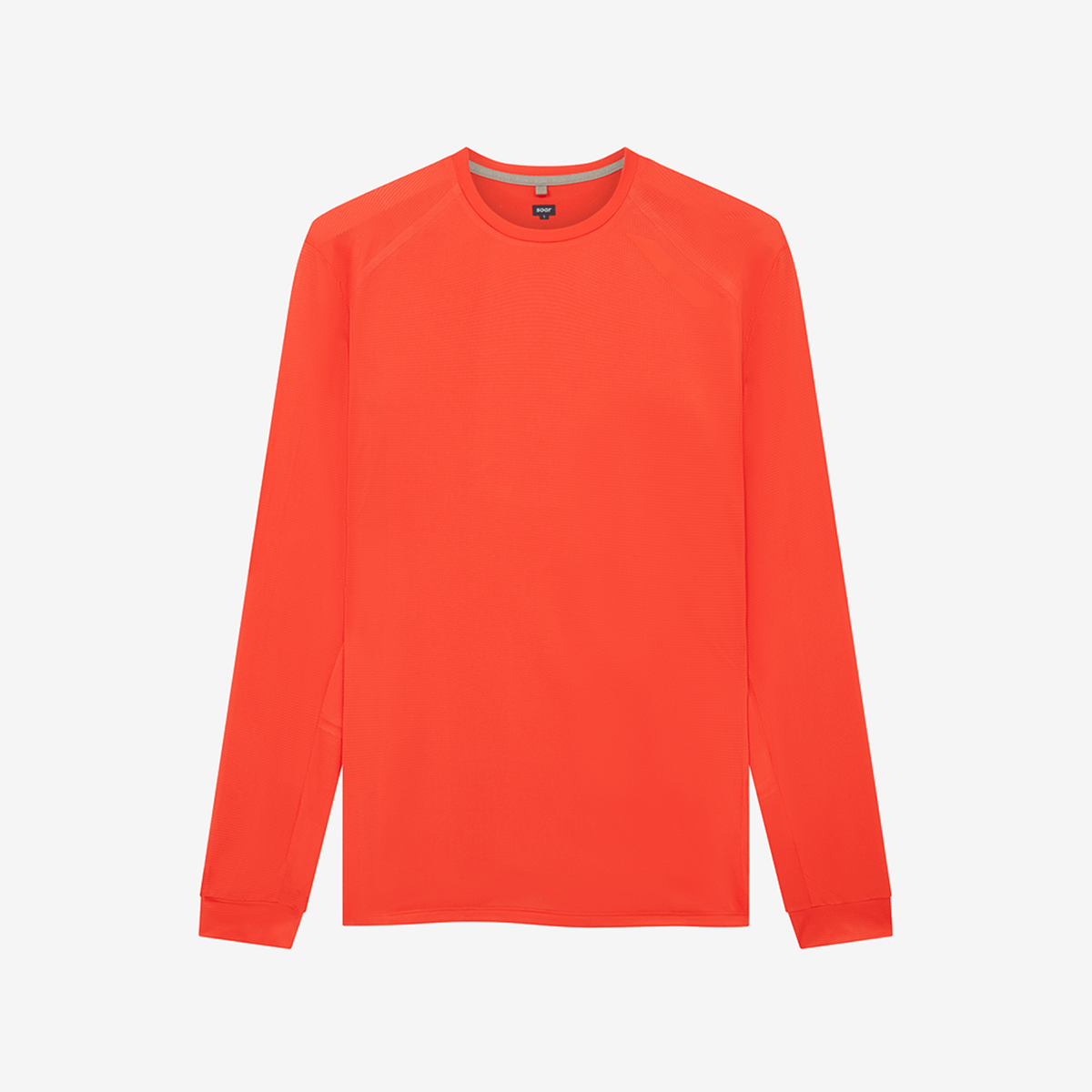 SOAR Running Long Sleeve Tech Tee - Orange | Out & Back