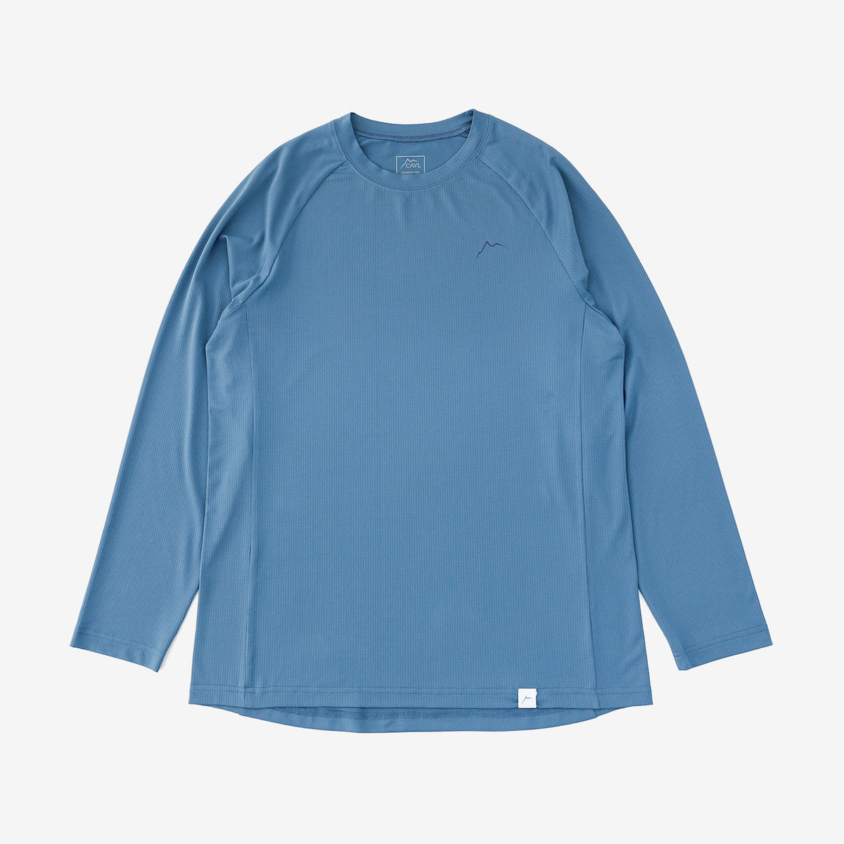 CAYL Logo Air Long Sleeve Tee – Foggy Blue | Out & Back