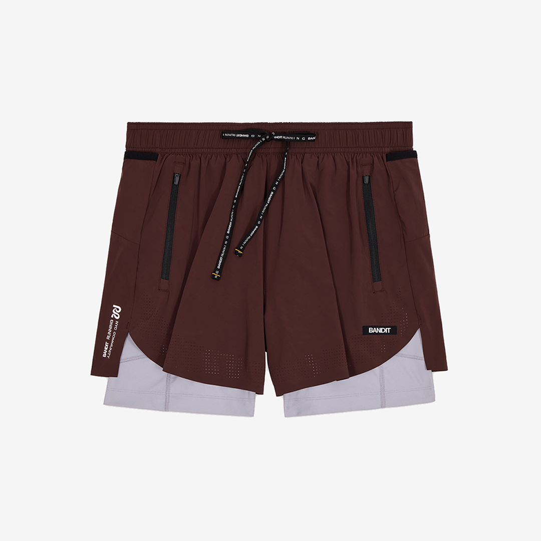 Bandit Men's Vento™ Next Gen 2-In-1 Run Shorts - Cacao/Violet Fog | Out ...