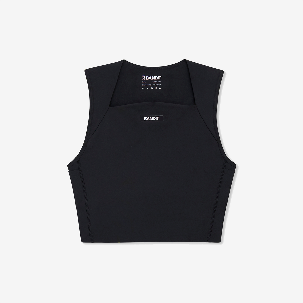 Bandit Race Crop – Black | High-Performance Running Top with Stamina ...